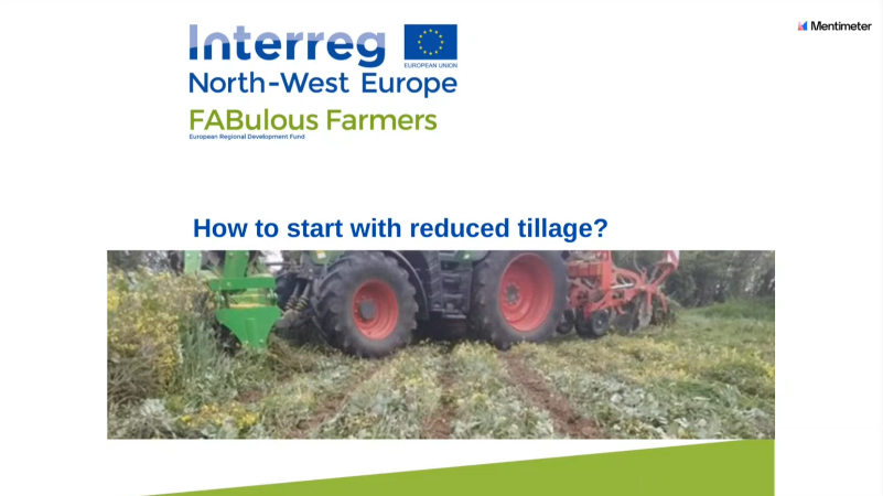 Masterclass - How to start with reduced tillage?